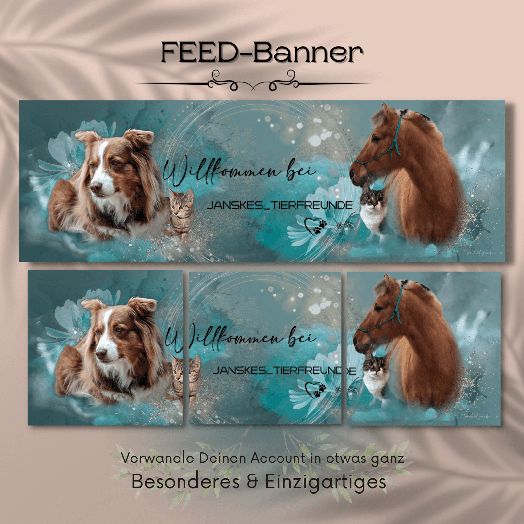 personalisiertes Instagram-FEED-BANNER mit deinem Haustier-Design ...